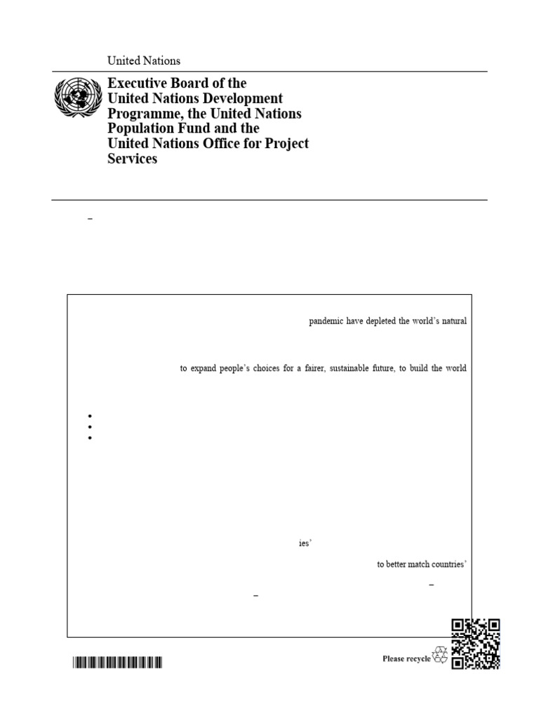 UNDP Strategic Plan 2022-2025 | PDF | United Nations Development ...