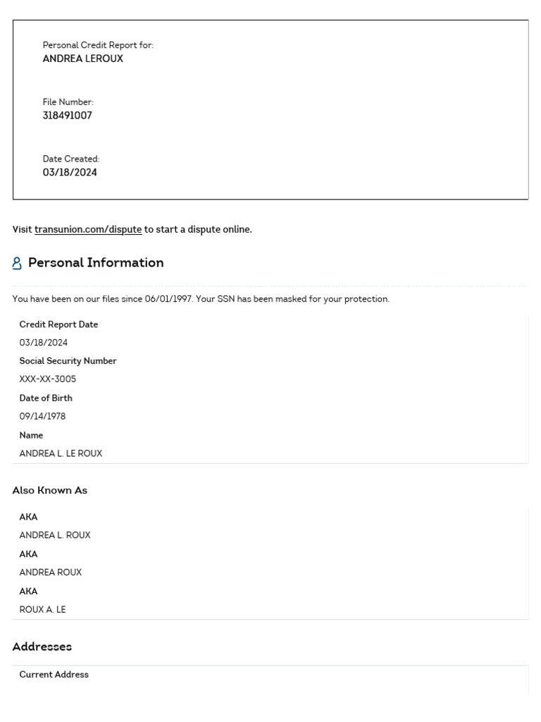 Andrea Leroux | PDF | Foreclosure | Loans