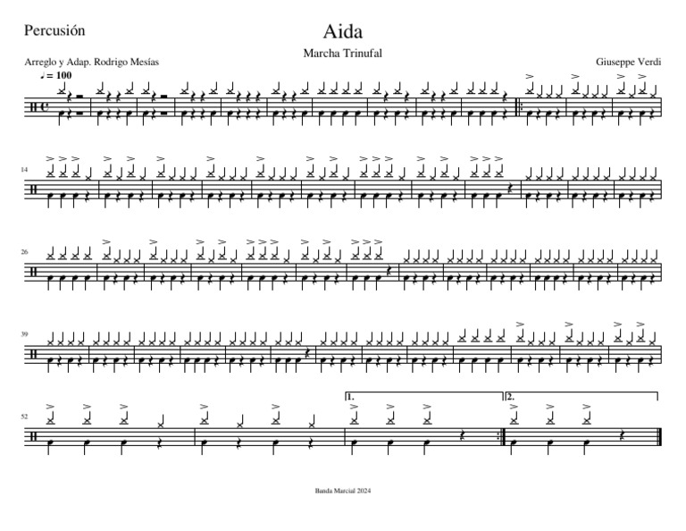 Aida Percusión | PDF