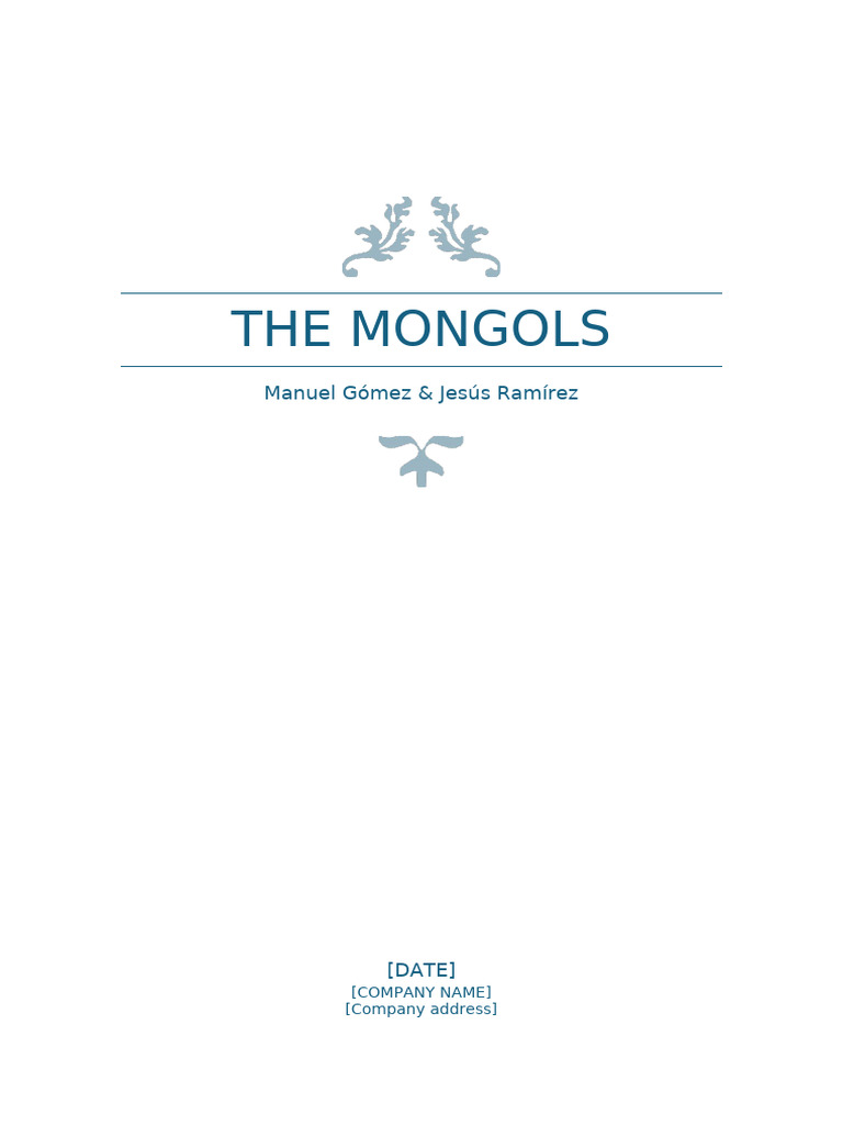 Mongols Action Plan & Research Steps | PDF