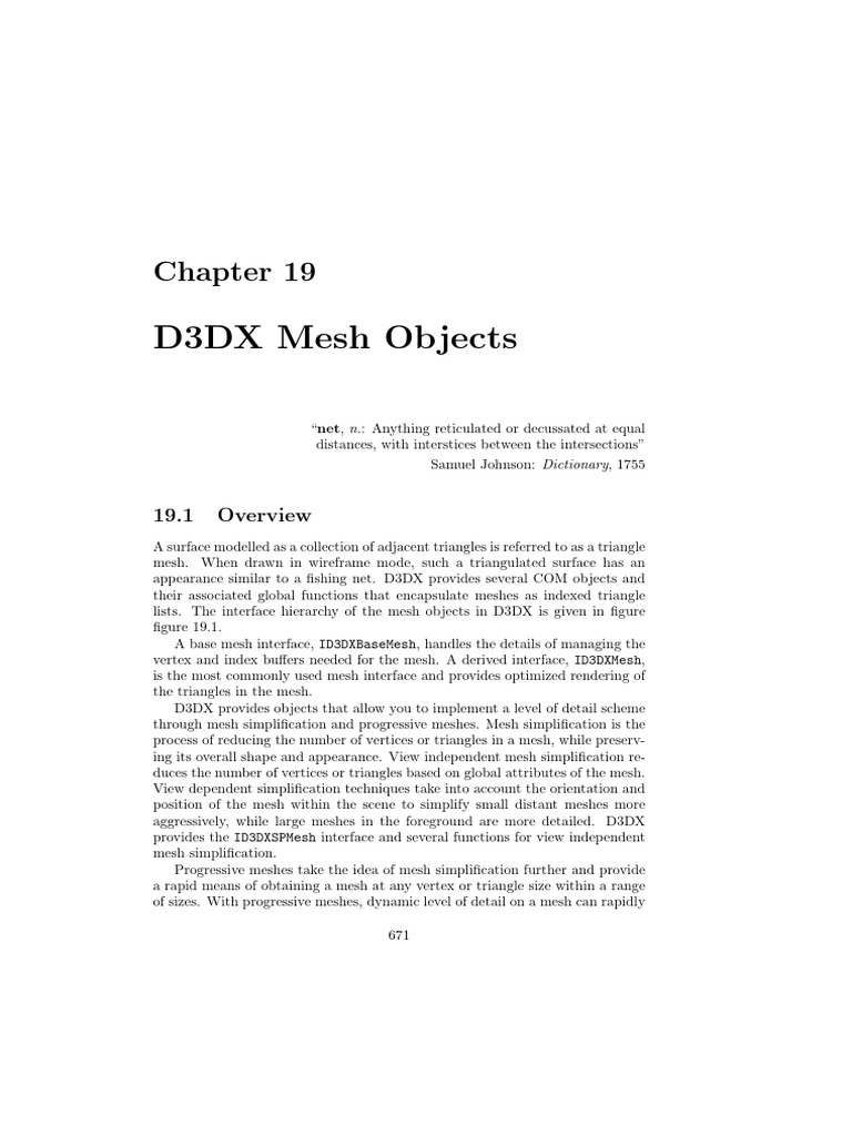 19-D3DX Mesh Objects | PDF | Shader | Pointer (Computer Programming)