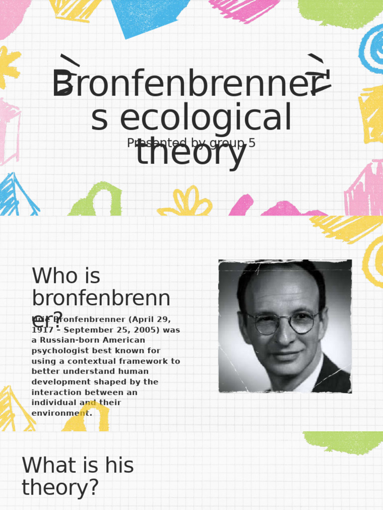 Understanding Bronfenbrenner's Theory | PDF | Psychology | Social ...