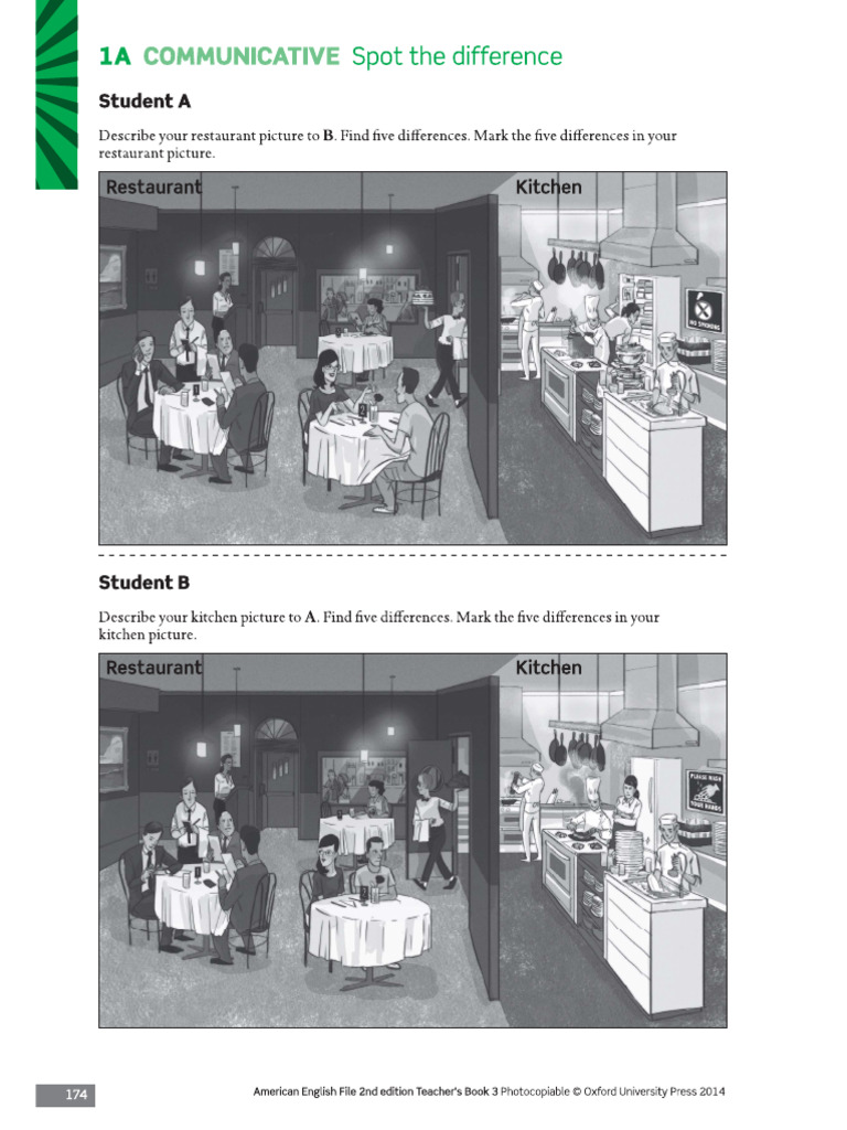Intermediate Communicative Spot the DIfference | PDF