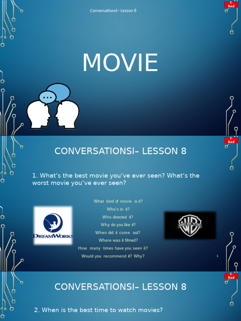 Conversations 1 - Lesson 8 | PDF