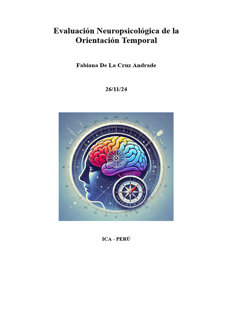 Evaluación de la Orientación Temporal | PDF | Amnesia | Procesos mentales