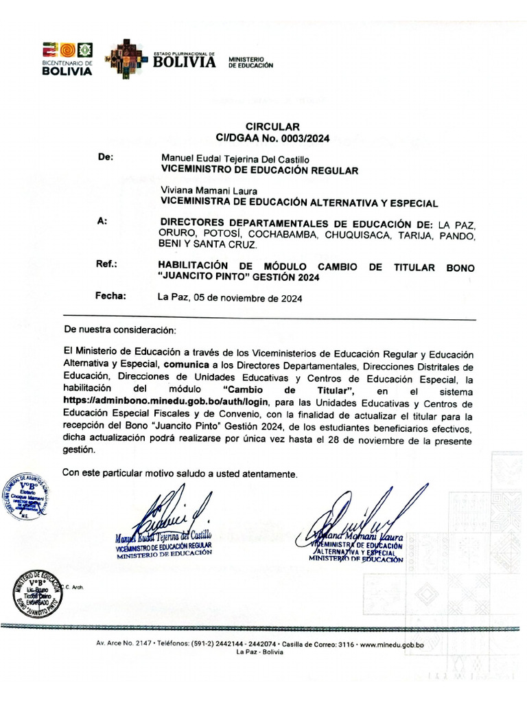 Circular y Manual | PDF