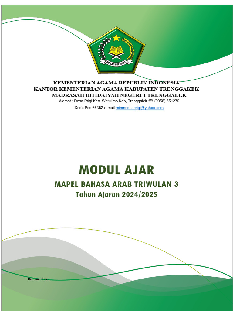 Modul Ajar Triwulan 3 Tahun Ajaran 2024-2025 | PDF