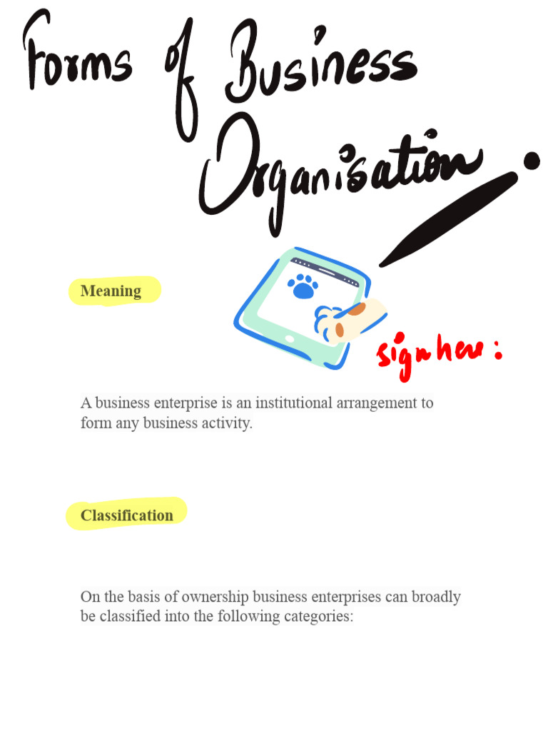 Types of Business Enterprises Explained | PDF | Partnership | Sole ...