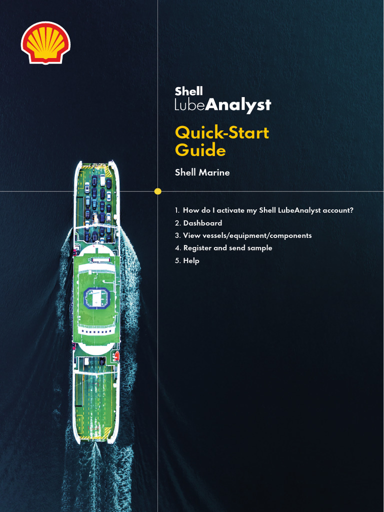 Shell Marine Lube Analyst Quick Start Guide Digital | PDF | Password ...