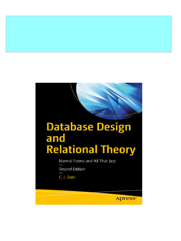 Database Design and Relational Theory: Normal Forms and All That Jazz ... Database Design and Relational Theory: Normal Forms and All That Jazz ...