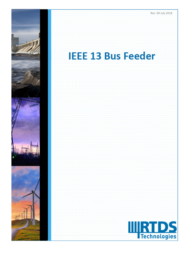 IEEE 13 Bus Power System | PDF | Electric Power Transmission | Electrical Engineering