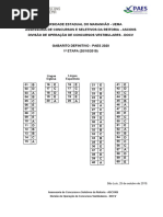 Provas e Gabaritos Paes Uema 2024 | PDF