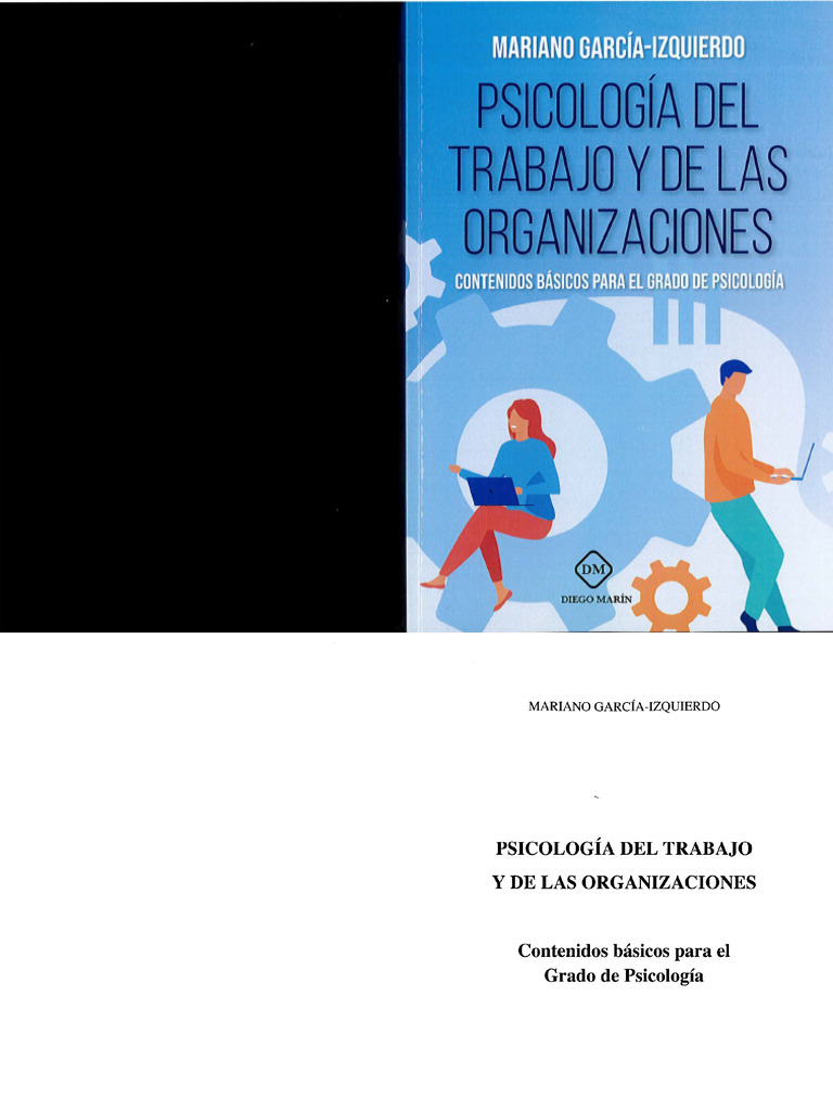 Imprmanual Psicología Del Trabajo | PDF | Sicología | Psicología industrial y organizacional