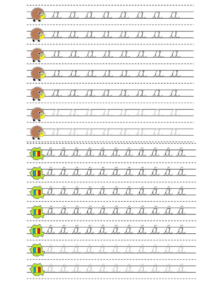 Litere Scriere | PDF