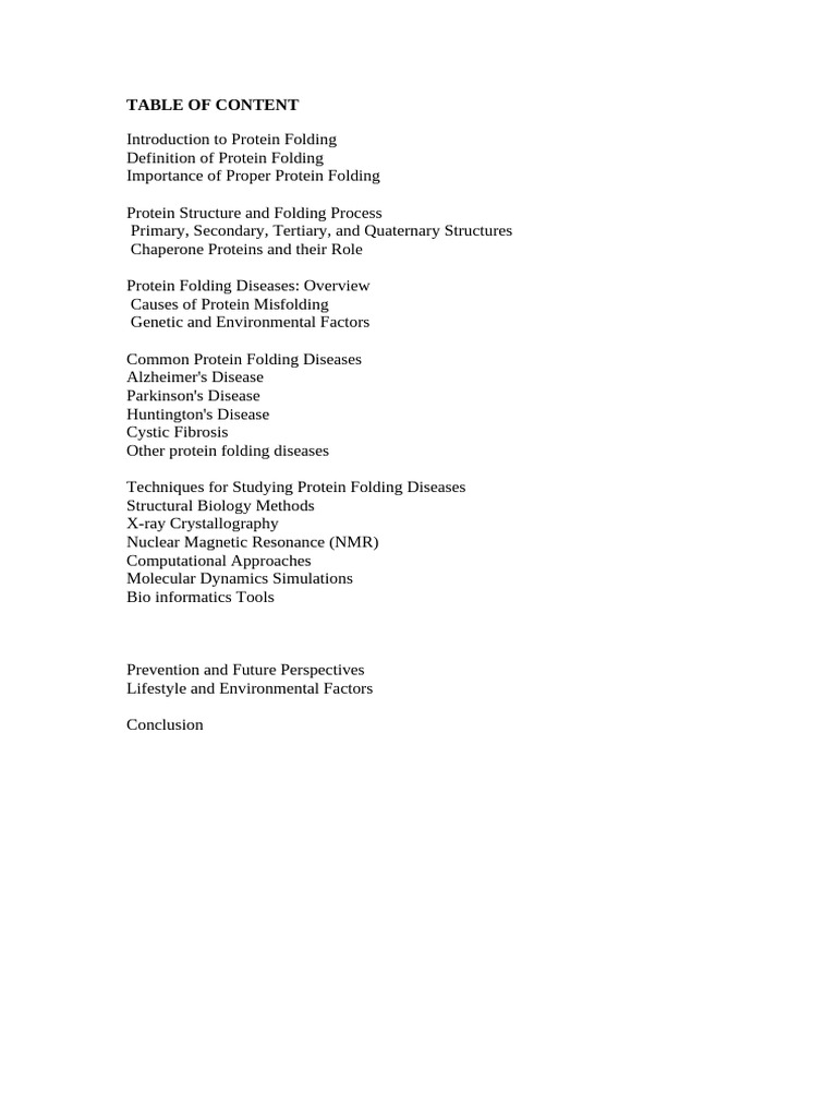 Bubu's Work | PDF | Protein Folding | Protein Structure