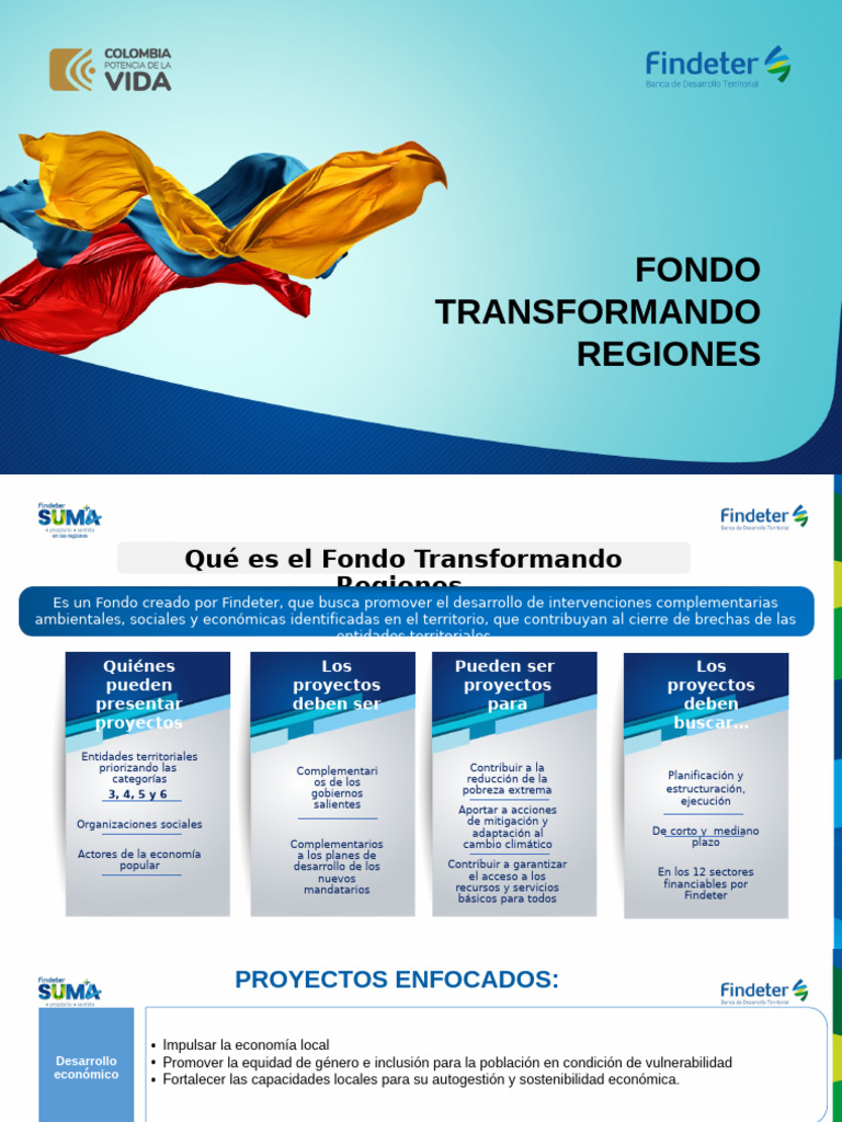 Fondo Transformando Regiones para Cliente | PDF | Entorno natural | Sustentabilidad