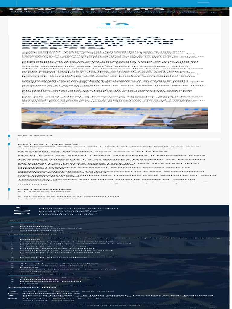 HESLB 2023/2024 Loan Budget Overview | PDF