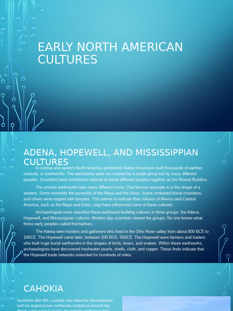 Early North American Cultures Overview | PDF | Iroquois | Ancestral ...