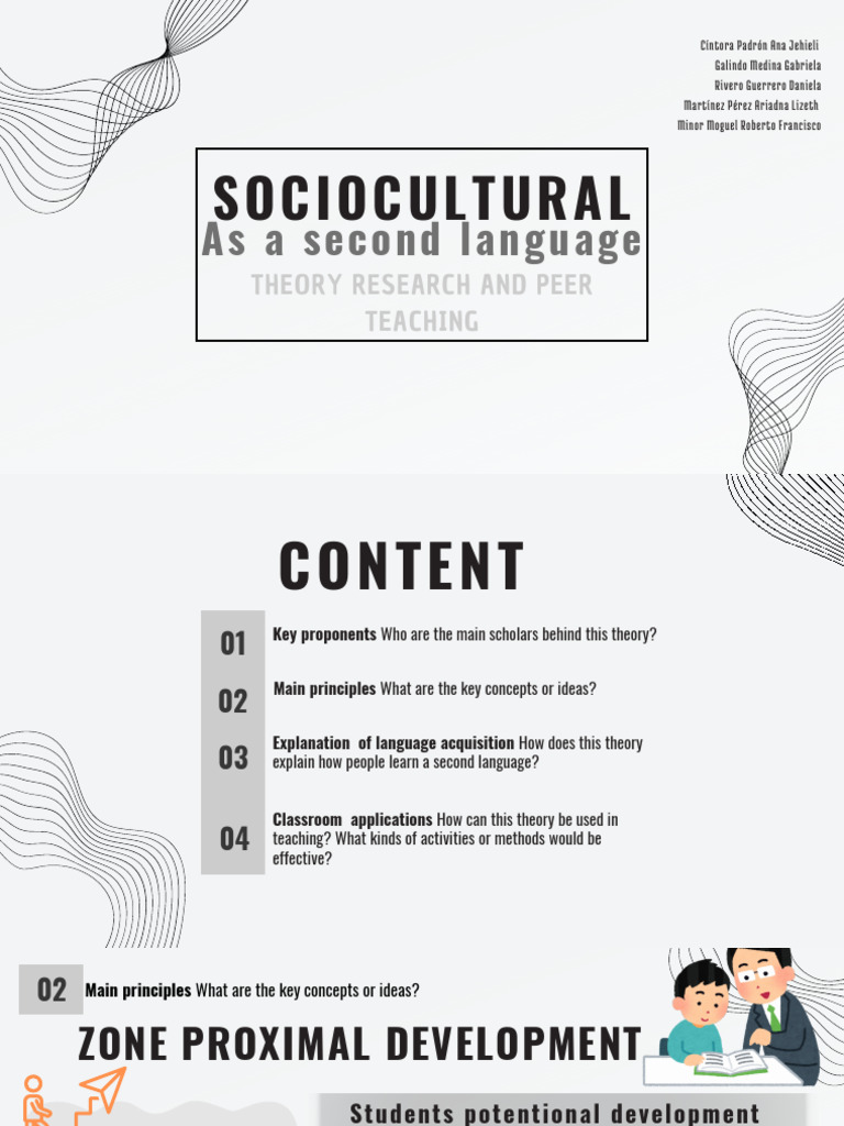 Sociocultural Theory in Language Learning | PDF | Second Language ...