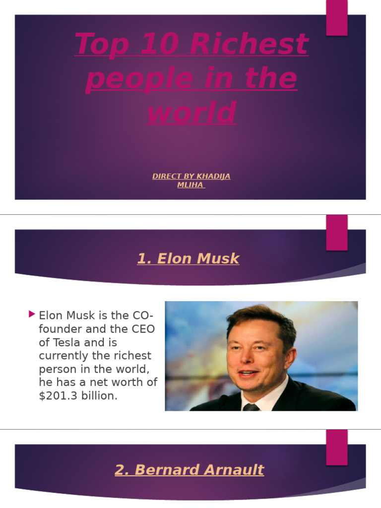 Top 10 Richest People in The World (1) (Enregistrement Automatique) | PDF