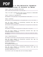 GROMACS MD Tutorial | PDF