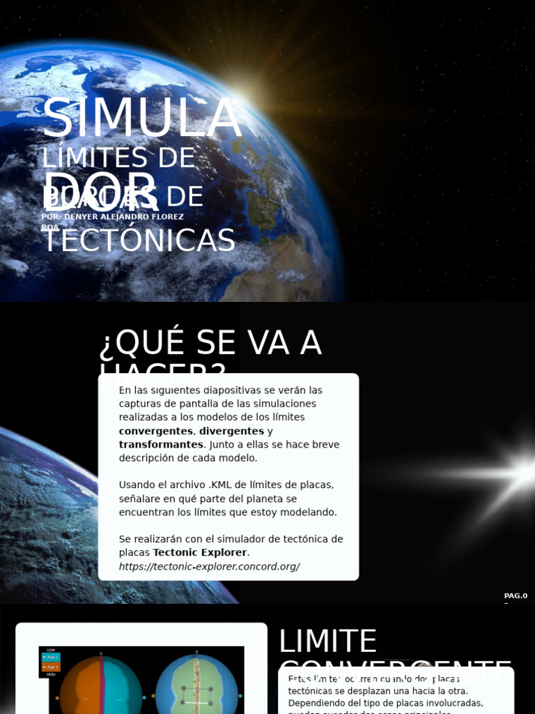 Taller - Simulador Límites de Borde de Placa Tectónicas | PDF | Placas ...