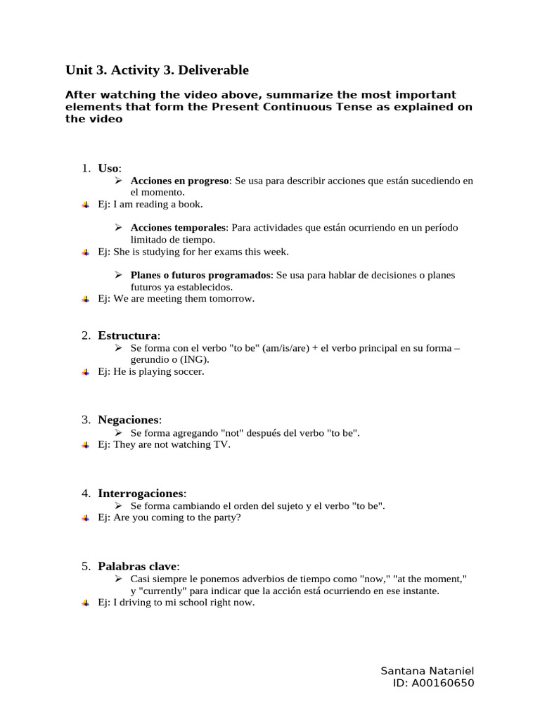 Unit 3. Activity 3. Deliverable | PDF