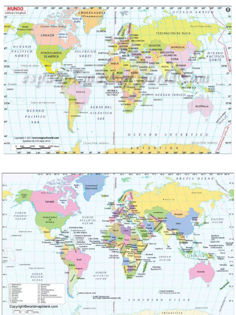 Mapa Con Coordenadas | PDF