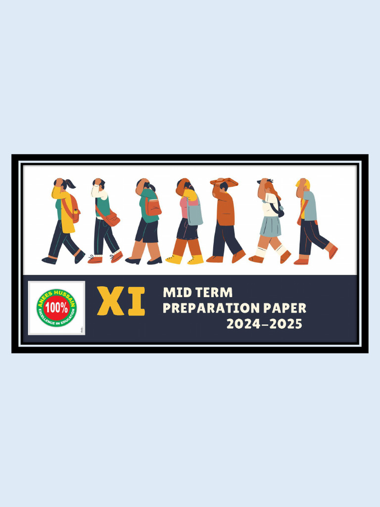 XI - Mid Term Preparation Papers | PDF | Computer Network | Gases