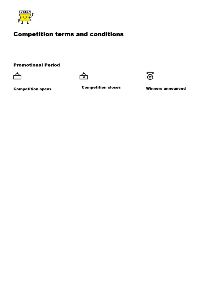 Perks Competition Terms and Conditions - Bose T Cs | PDF | Negligence ...