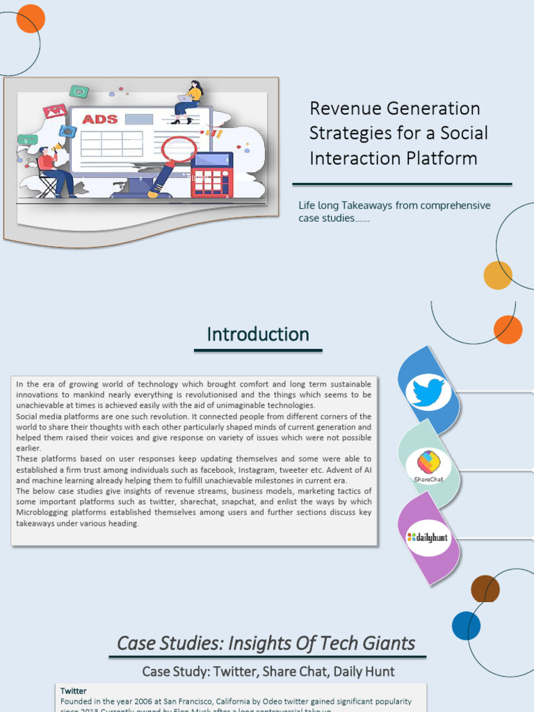 Revenue Strategies for Social Platforms | PDF | Artificial Intelligence ...