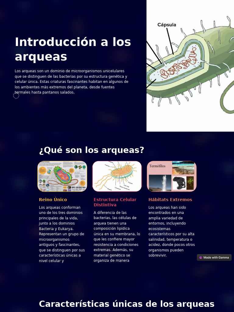Introduccion A Los Arqueas | PDF | Archaea | Biología Celular)