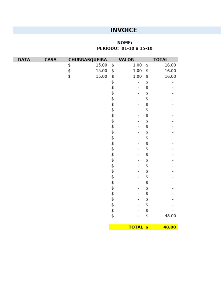 Modelo Invoice | PDF