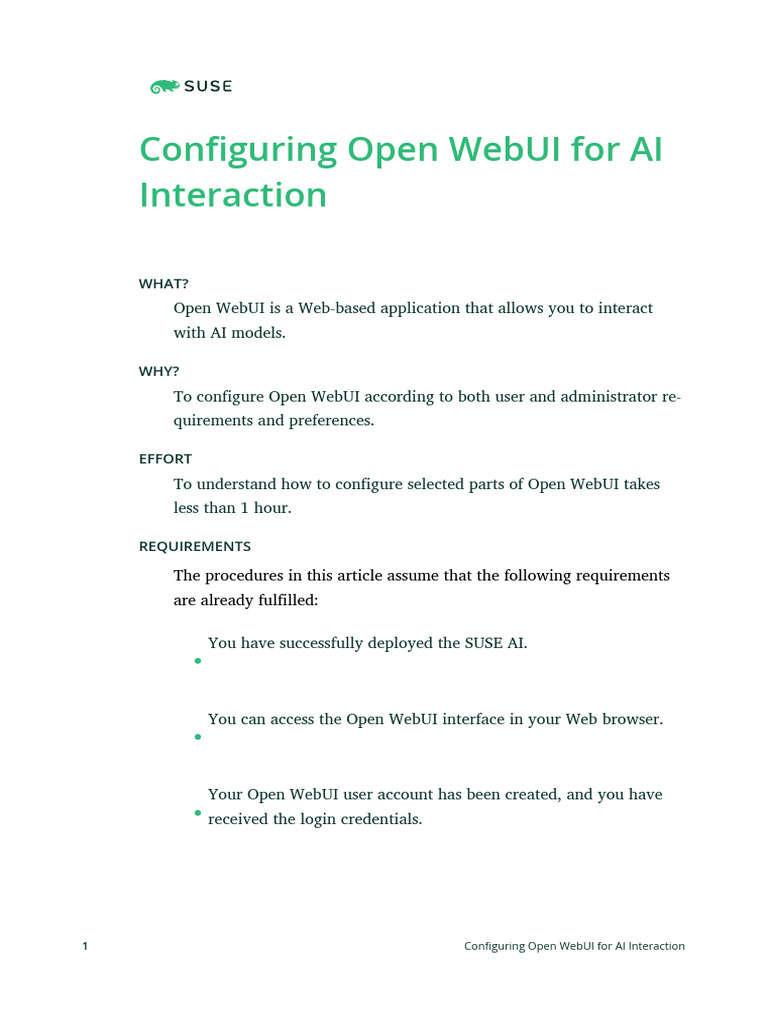 Openwebui-Configuring en | PDF | Graphical User Interfaces | Free Software