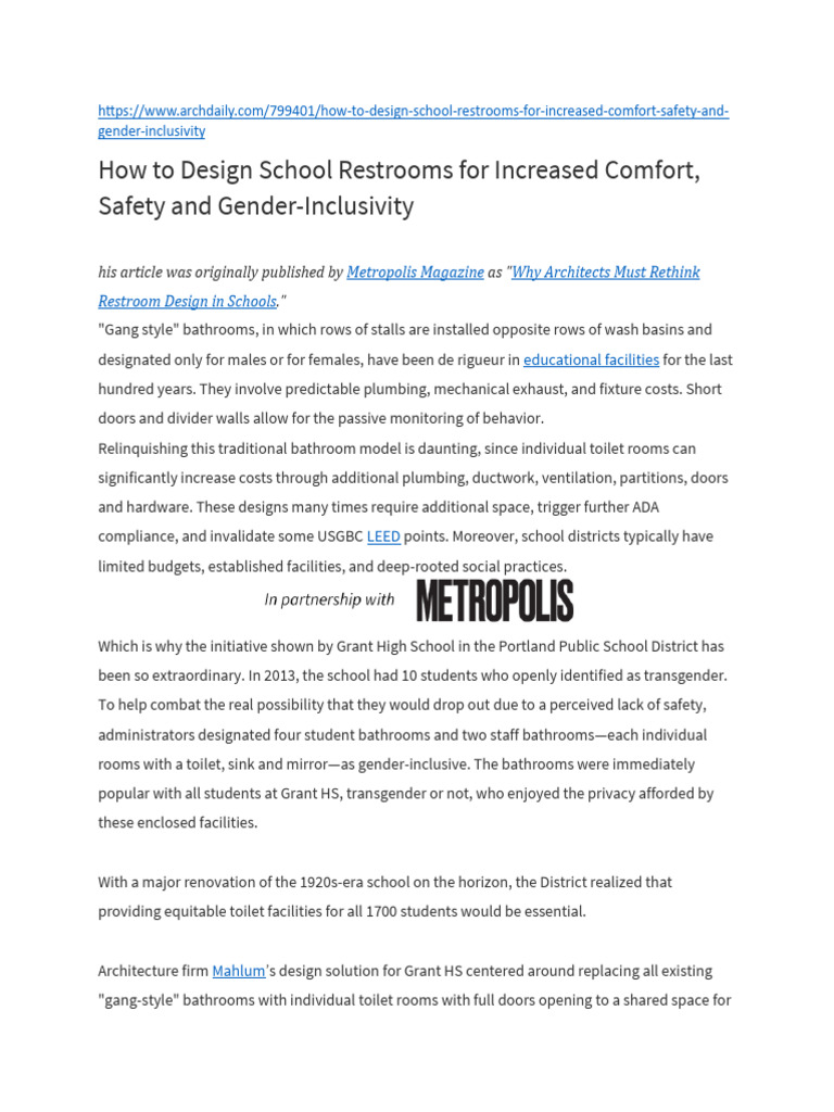 restroom | PDF | Public Toilet | Sink