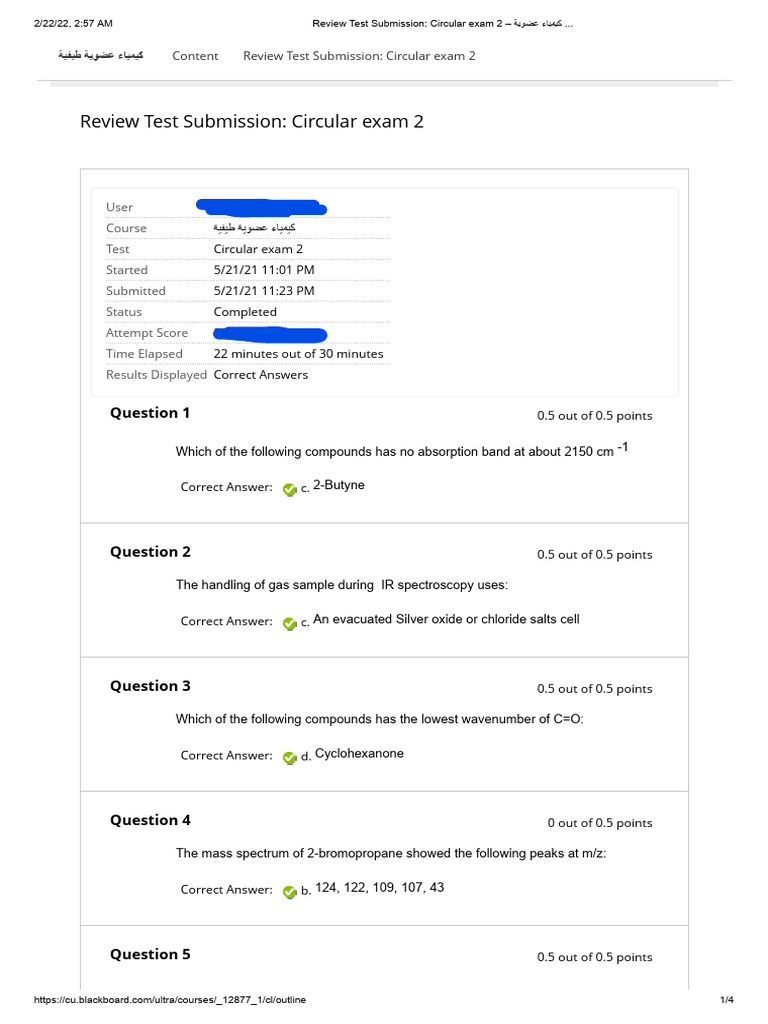 IR and Mass MCQ Dr. Fawzy 2021 | PDF | Absorption Spectroscopy | Spectroscopy