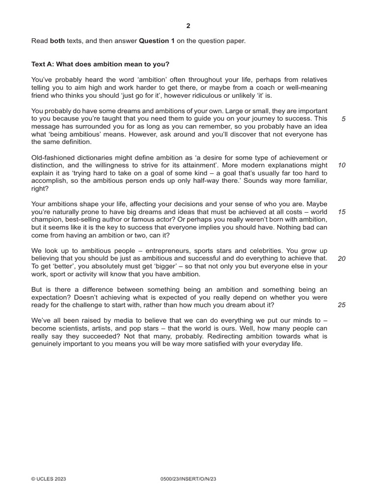 INFORMAL LETTER - P2 - INSERT | PDF | Goal | Behavioural Sciences