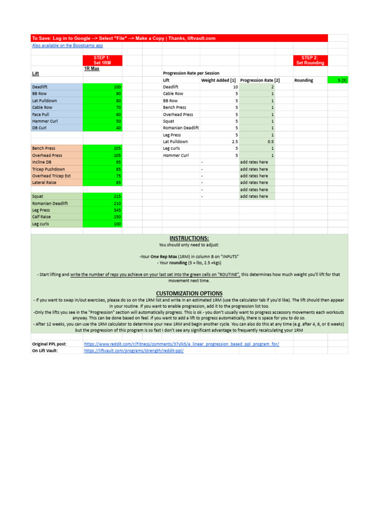 Reddit PPL Workout Guide | PDF | Weight | Physical Fitness
