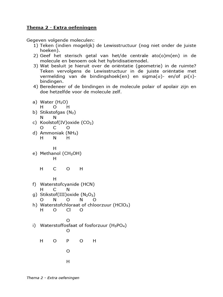 Thema2 Extraoefeningen | PDF