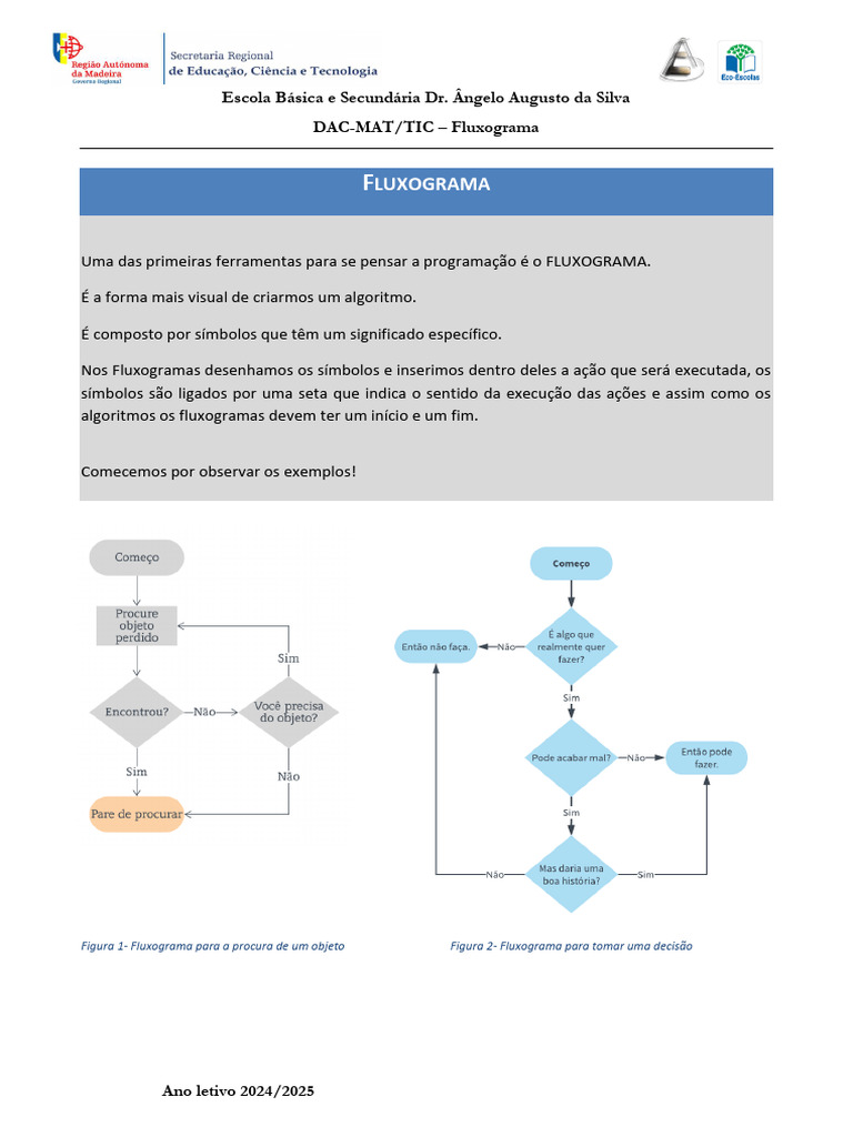 Ficha2 Fluxograma | PDF