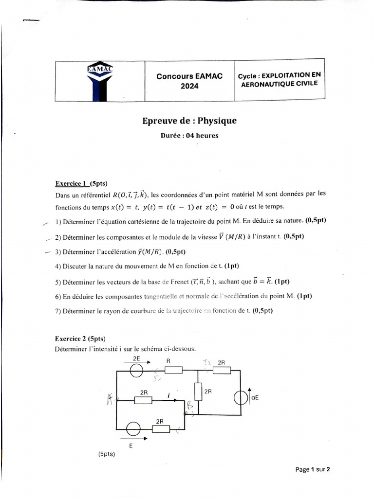 EAC - Phys - 2024 | PDF