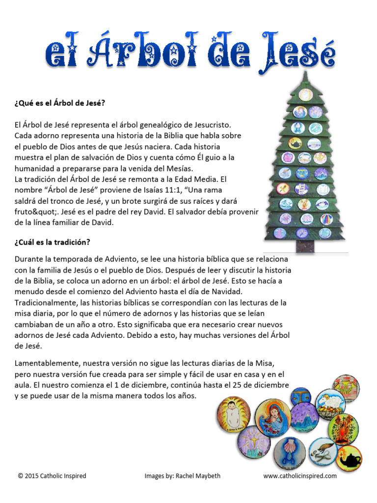 Arbol de Jese Nw3arf | PDF | Libro del Génesis | Adviento
