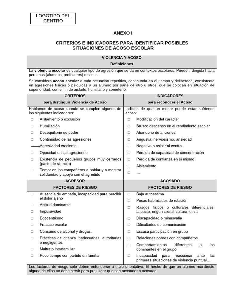 Anexos Correcci-N Sanci-N Acoso Escolar | PDF | Violencia | Agresión
