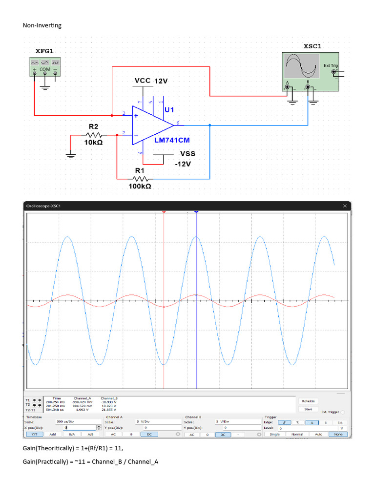 OpAmp Inv Noninv | PDF