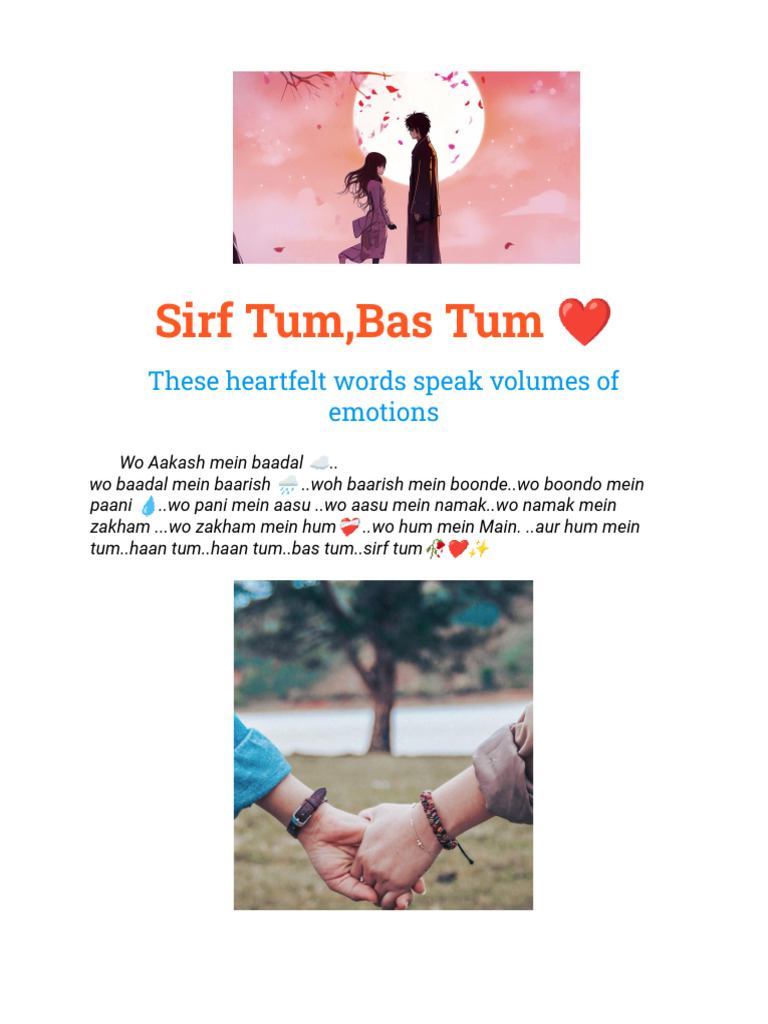 Sirf Tum | PDF