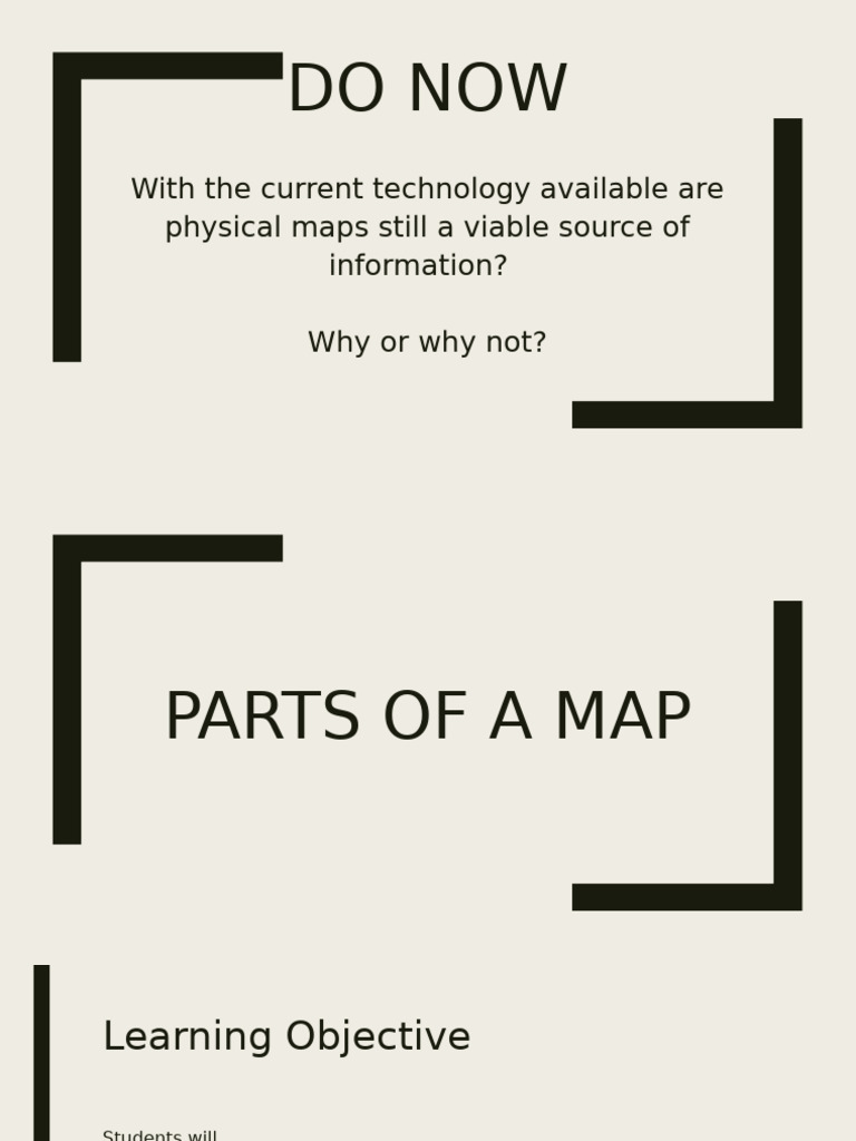 1-1 Friday Presentation - Parts of A Map JAMES-1 | PDF | Map | Equator