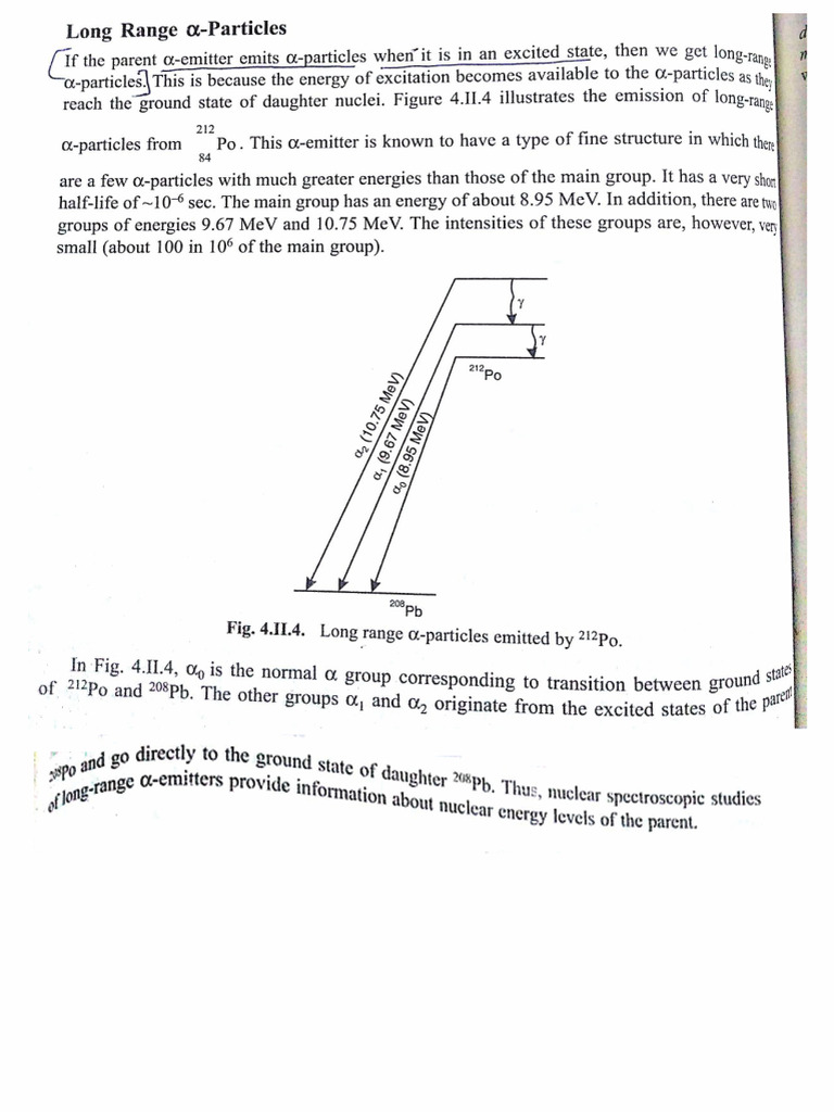 Explain Long Range of Alpha Particle | PDF