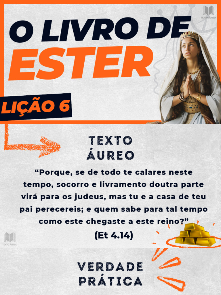 Estudo do Livro de Ester na Bíblia | PDF | Livro de Ester | Bíblia