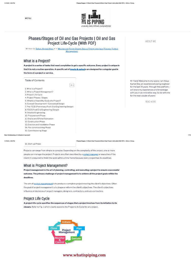 Stages of Project | PDF