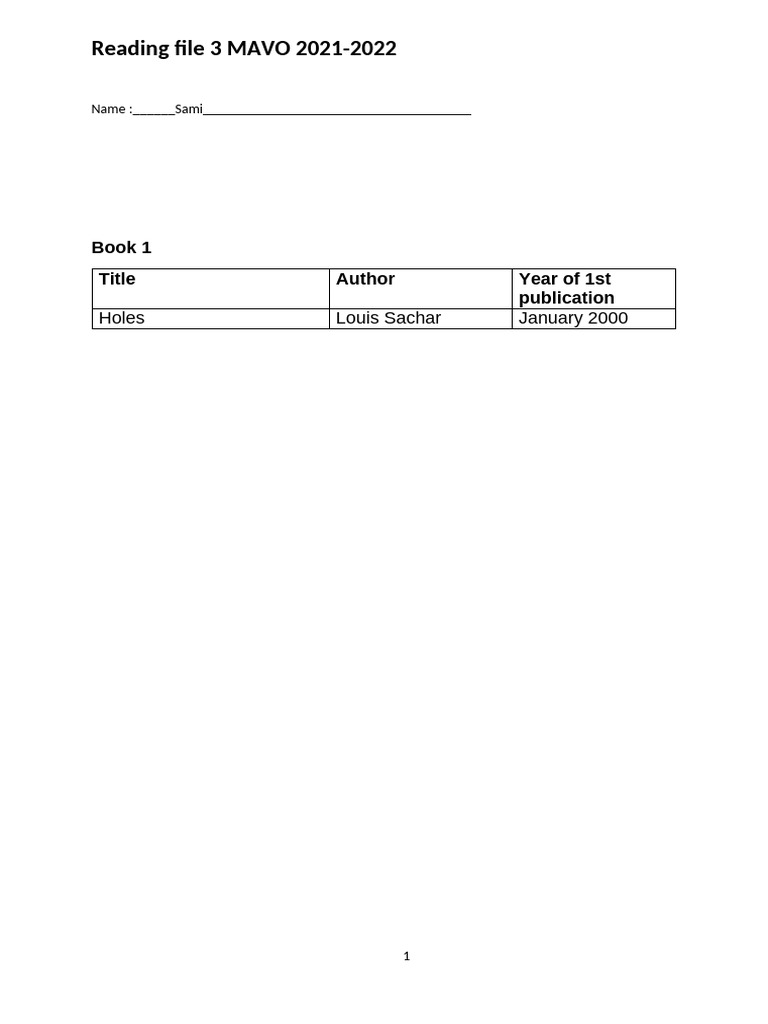 Reading File Holes | PDF